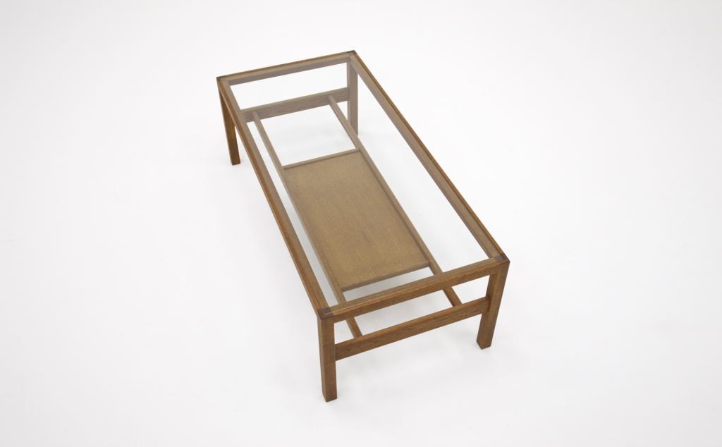 Glass Top Table + Sliding Tray - graf | decorative mode no.3 design ...